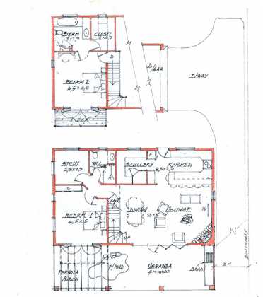 A two-bedroom Quaker barn-style home