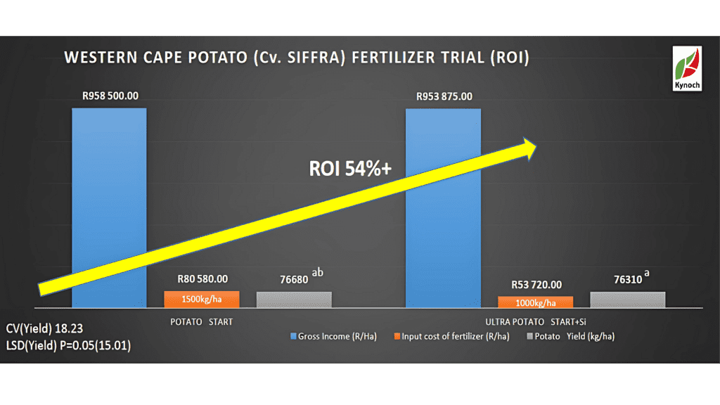 Increasing the nutrient use efficiency of potatoes